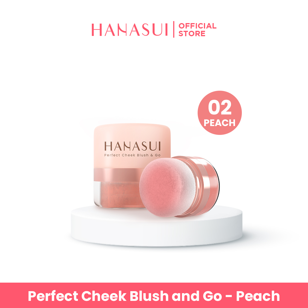 Promo Hanasui Perfect Cheek Blush & Go 2,5gr - Peach Diskon 20% Di ...