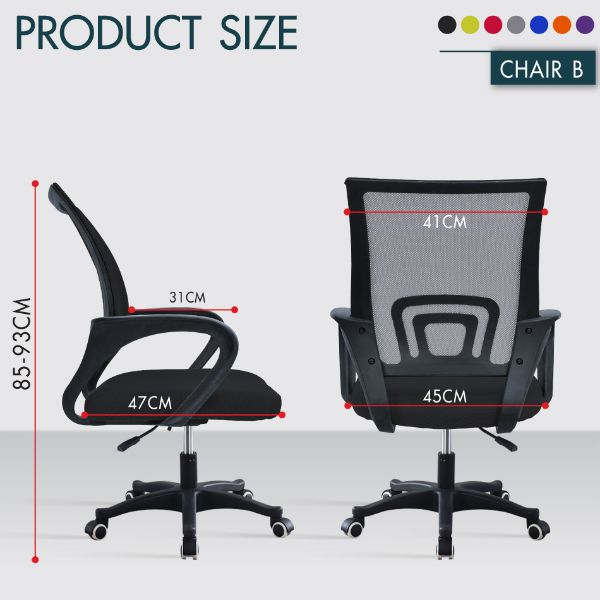 Promo B&g Kursi Kantor Kursi Kerja Kursi Jaring Model Chair B Polyamide ...