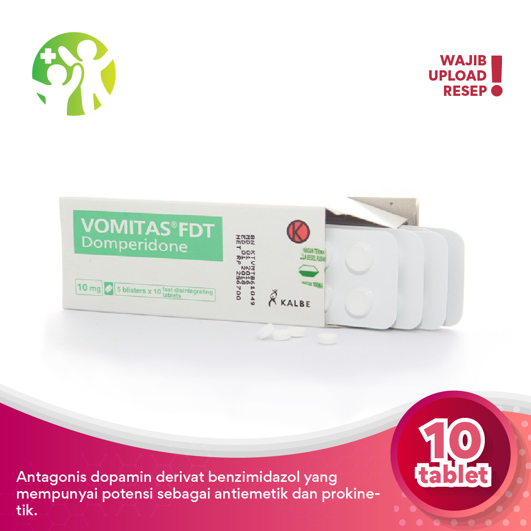 Jual Vomitas Fdt 10 Mg - Obat Mual Muntah Akut di Seller Sahabat ...