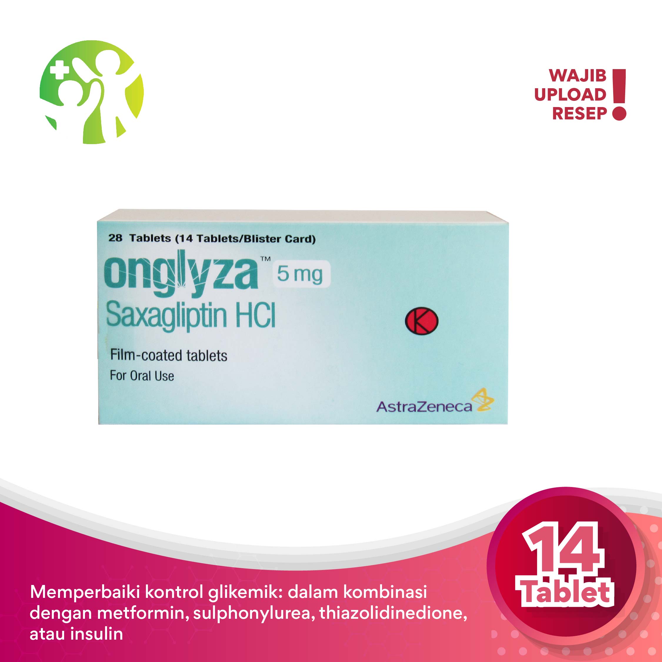 Jual Onglyza 5 Mg - Obat Diabetes Melitus Di Seller Sahabat Kesehatan ...