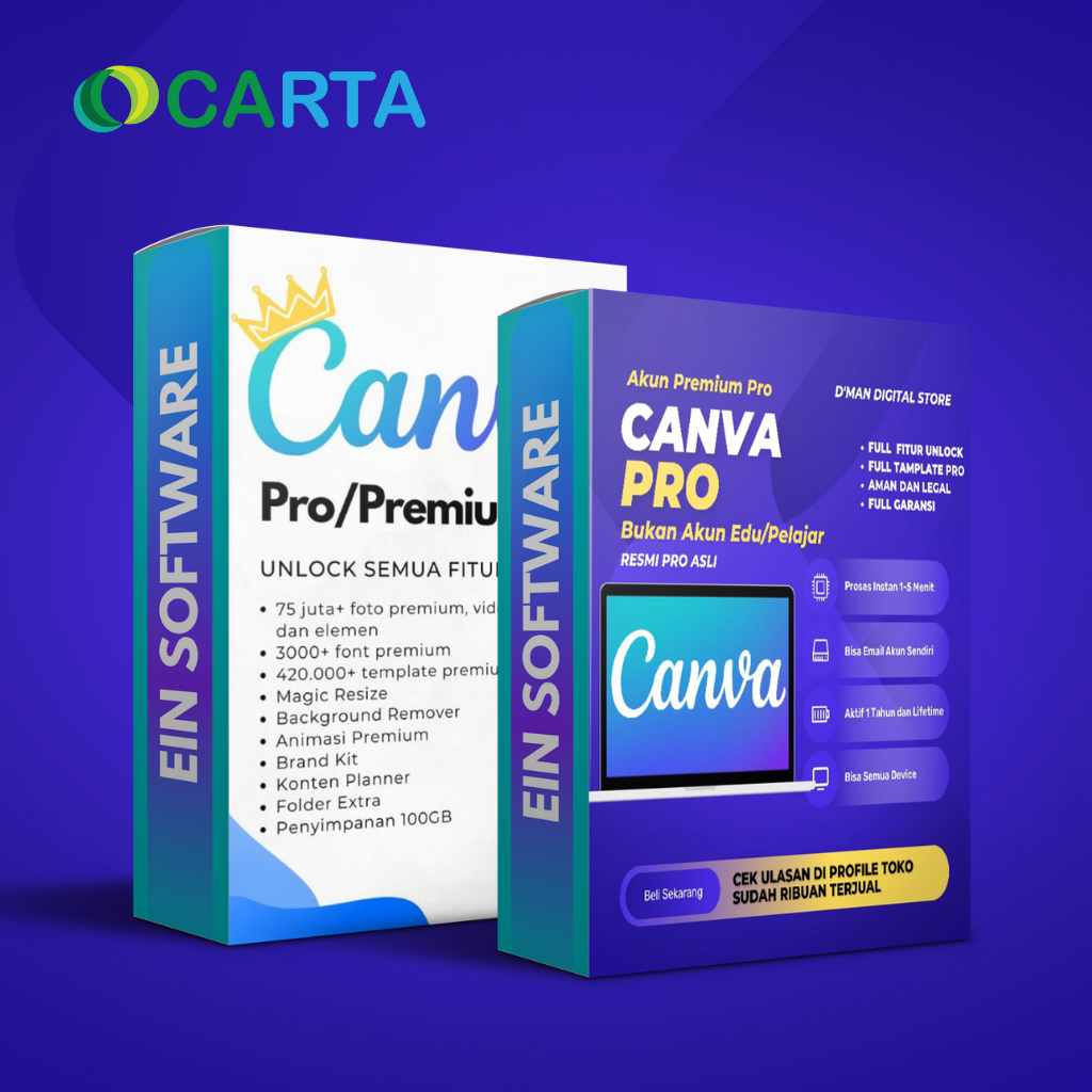 Promo Canva Pro Lifetime Premium Legal Diskon 15% di Seller CARTA - Semingkir, Kab. Pemalang ...
