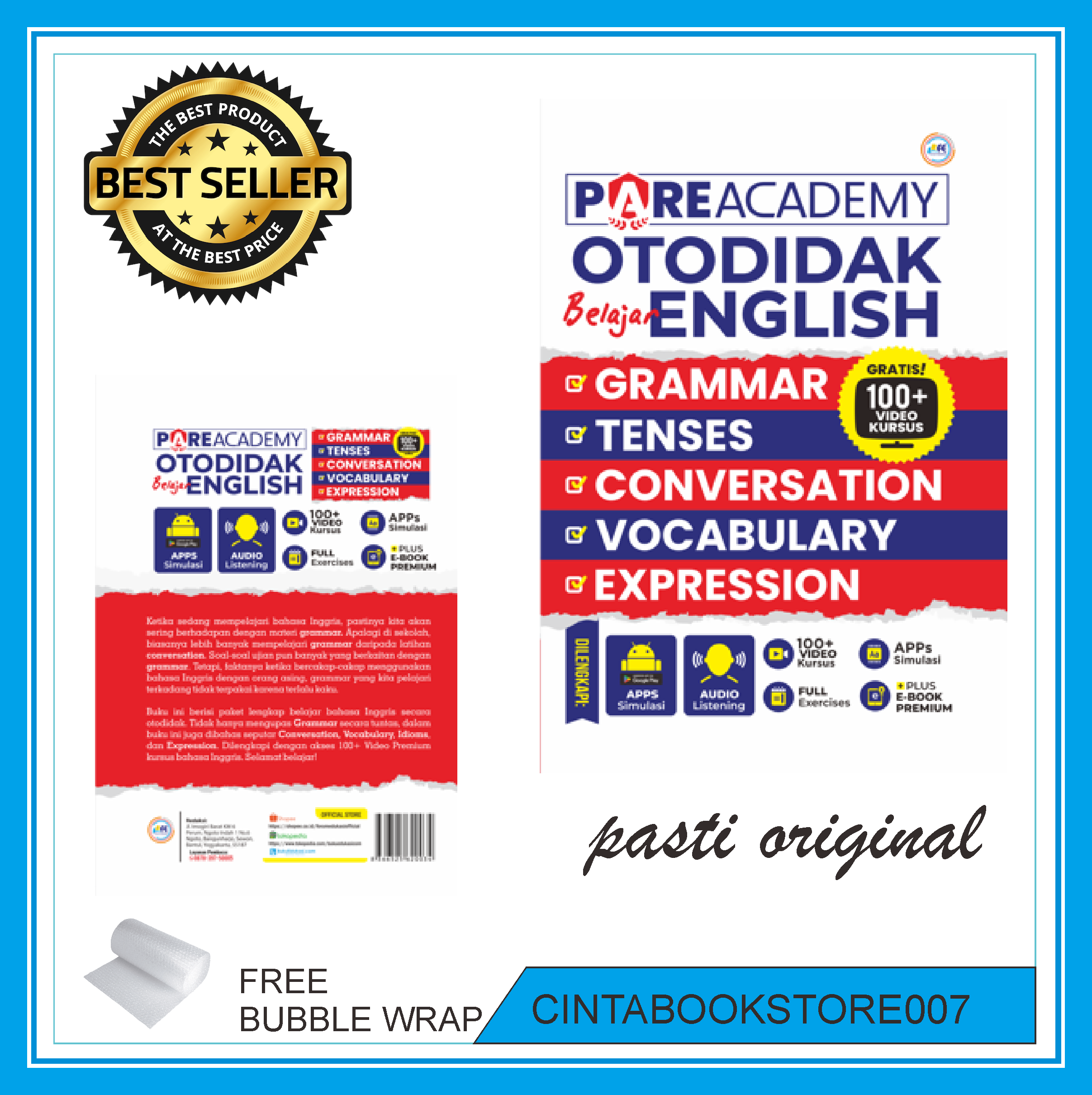 Promo BUKU PARE ACADEMY OTODIDAK BELAJAR ENGLISH Diskon 20% di Seller ...