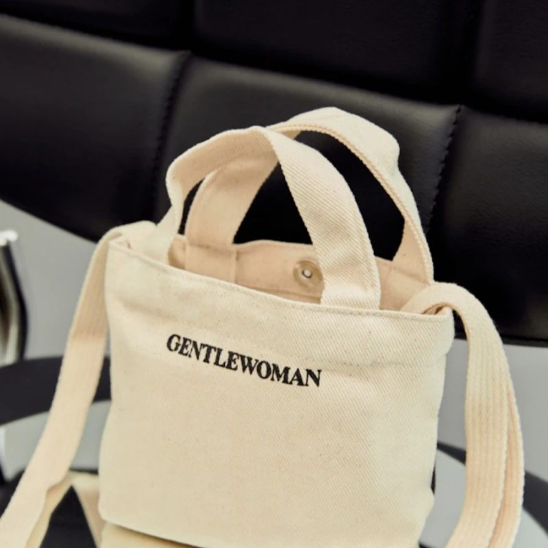 Jual Gentlewoman Micro Canvas Tote Bag - White Di Seller Grey Luxury ...