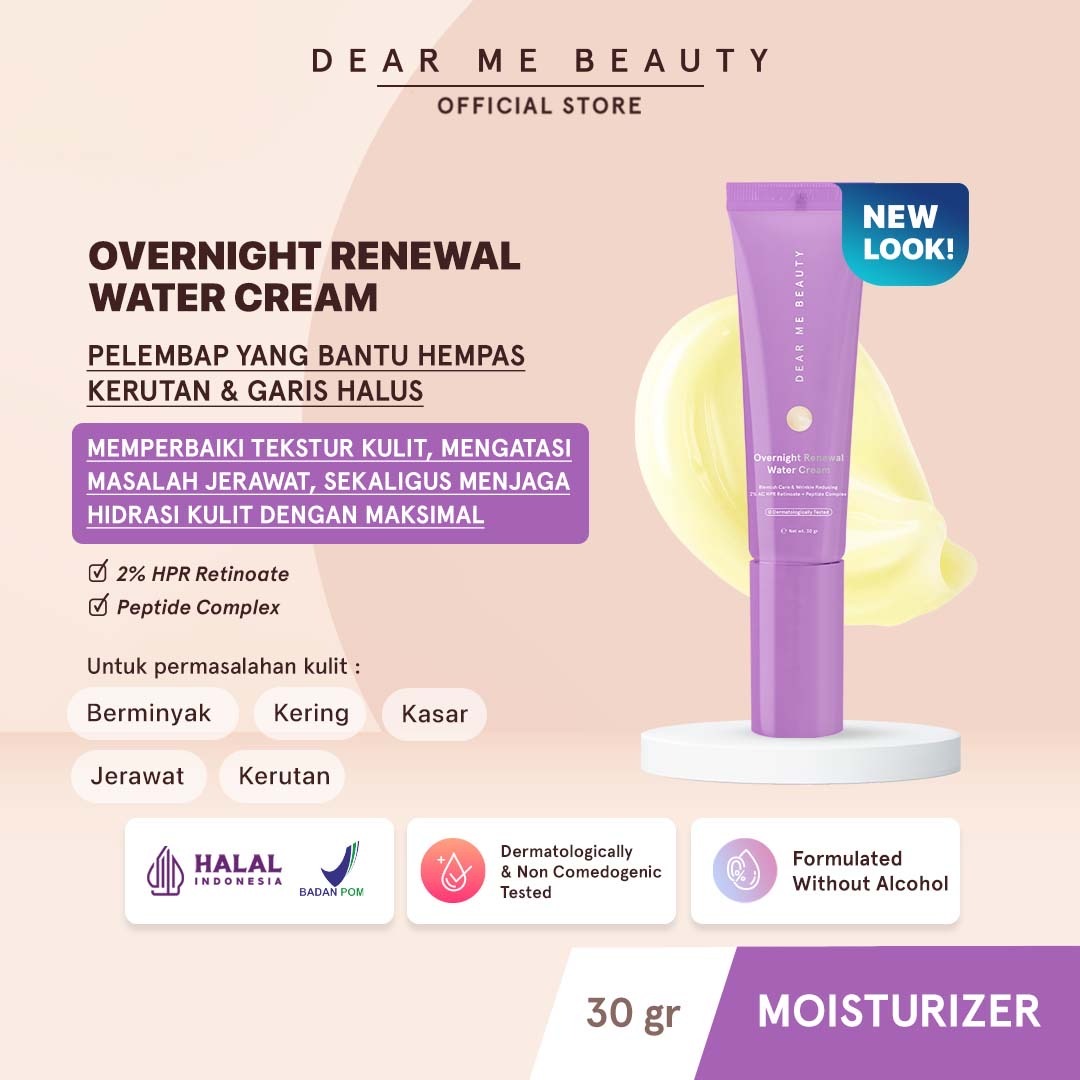 Jual [last Chance] - Dear Me Beauty Overnight Renewal Water Cream ...
