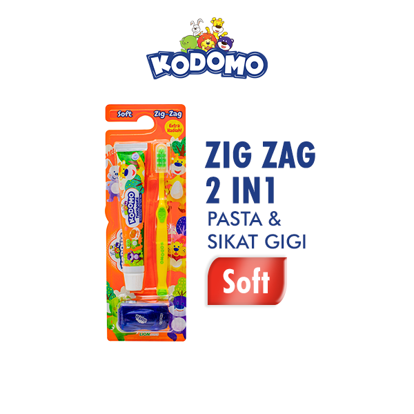 Jual SMG/JOG/SOLO - Kodomo Zigzag 2in1 Toothbrush di Seller Wings ... Jual SMG/JOG/SOLO - Kodomo Zigzag 2in1 Toothbrush di Seller Wings ...