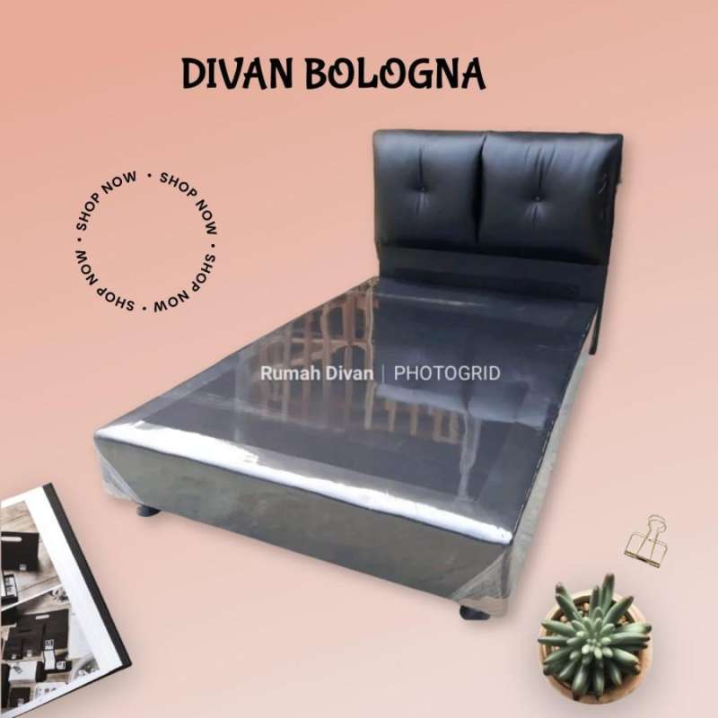 Jual RUMAH DIVAN MODEL SANDARAN BOLOGNA Uk. 120/100x200 (single size ...