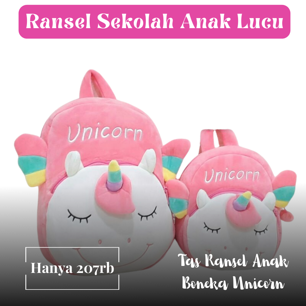 Promo Tas Ransel Anak Boneka dengan Desain yang Lucu dan Menarik untuk ...