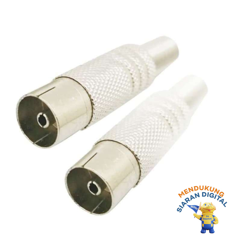 Promo JACK CEWEK FEMALE JACK CONNECTOR KONEKTOR COLOKAN ANTENA TV ...