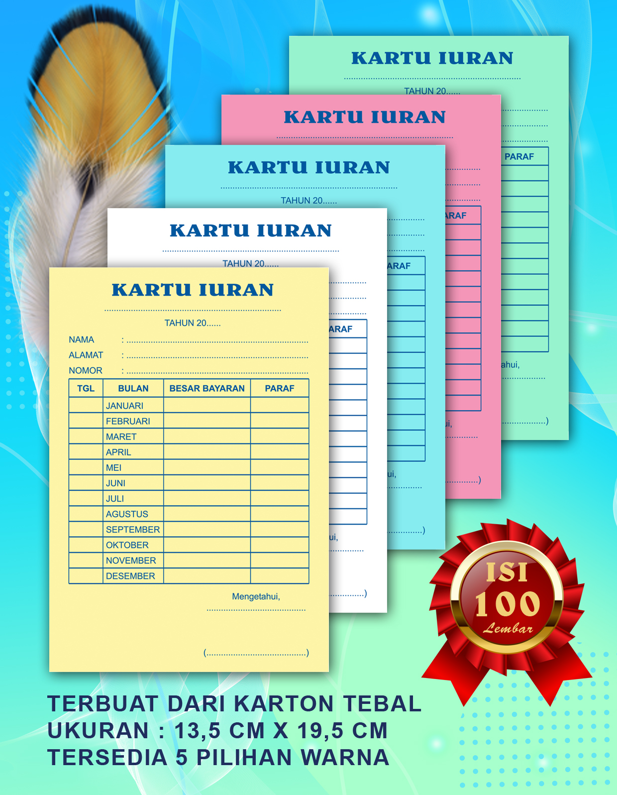 Jual KARTU IURAN WARGA, KARTU IURAN KEAMANAN, KARTU IURAN RT, KARTU ... Jual KARTU IURAN WARGA, KARTU IURAN KEAMANAN, KARTU IURAN RT, KARTU ...