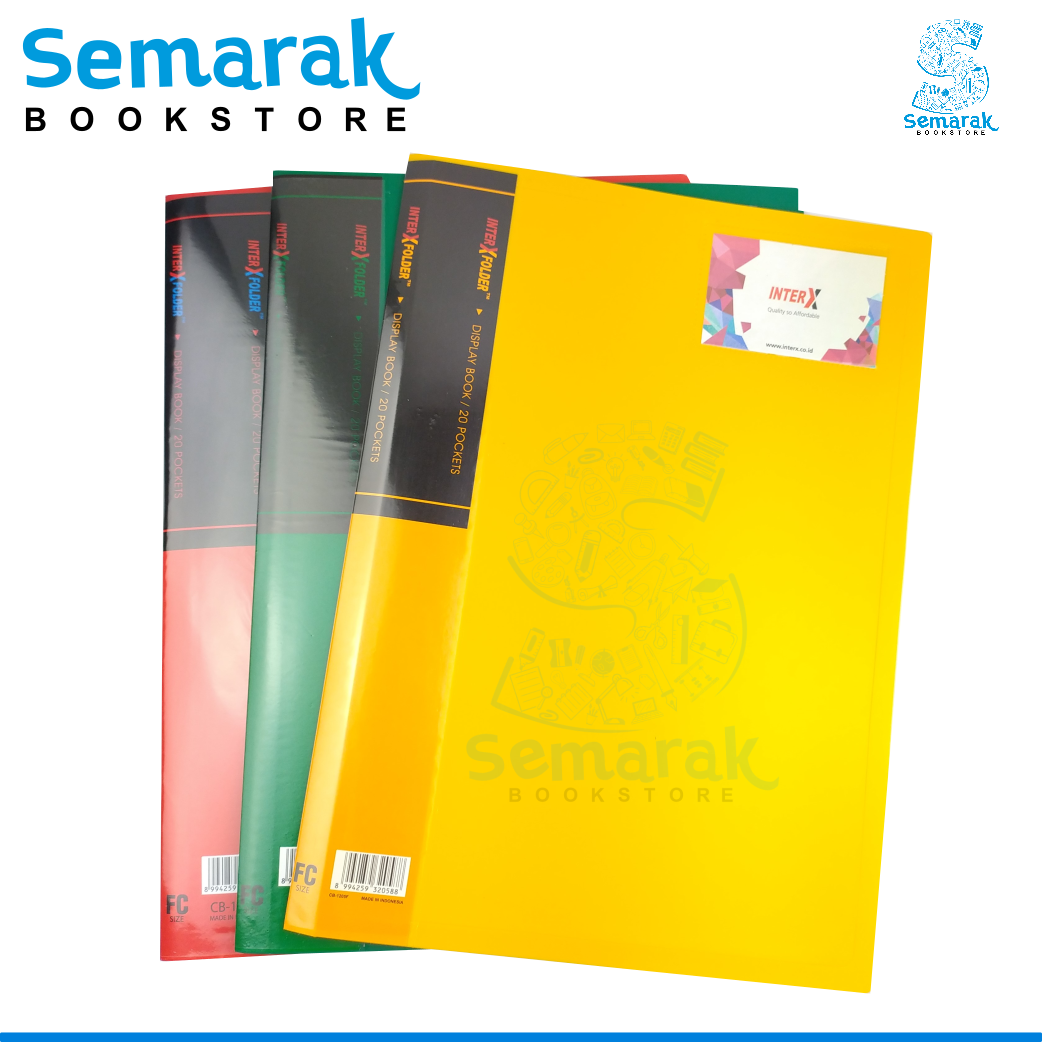 Jual InterX CB-1204F Display Book Map Dokumen 20 Pockets - di Seller ...