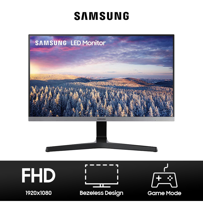 Jual Samsung Ls24r350fzexxd Monitor 24-inch Fhd With Bezel-less Design ...