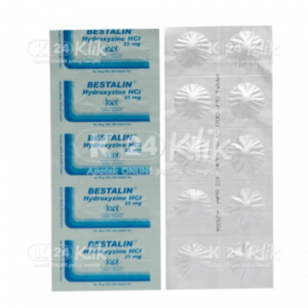 Jual Bestalin 25mg Tablet 1 Strip (10 Tablet) Di Seller Apotek Online ...