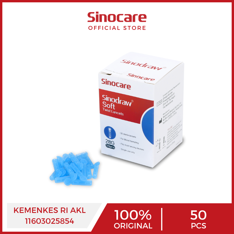 Promo Sinocare Sinodraw Blood Lancet 28g (50 Pcs) Diskon 40% Di Seller ...