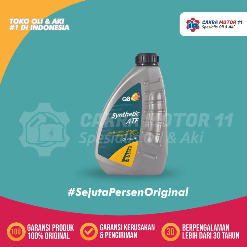 Jual Q8 ATF Auto JK [1L] di Seller Cakra Motor 11 - Cakra Motor 11 | Blibli