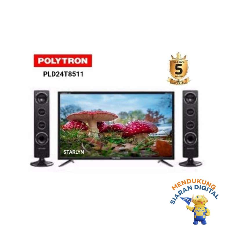 Jual TV POLYTRON LED 24 24 inch CINEMAX PLD 24T8511 DAN SPEAKER ...