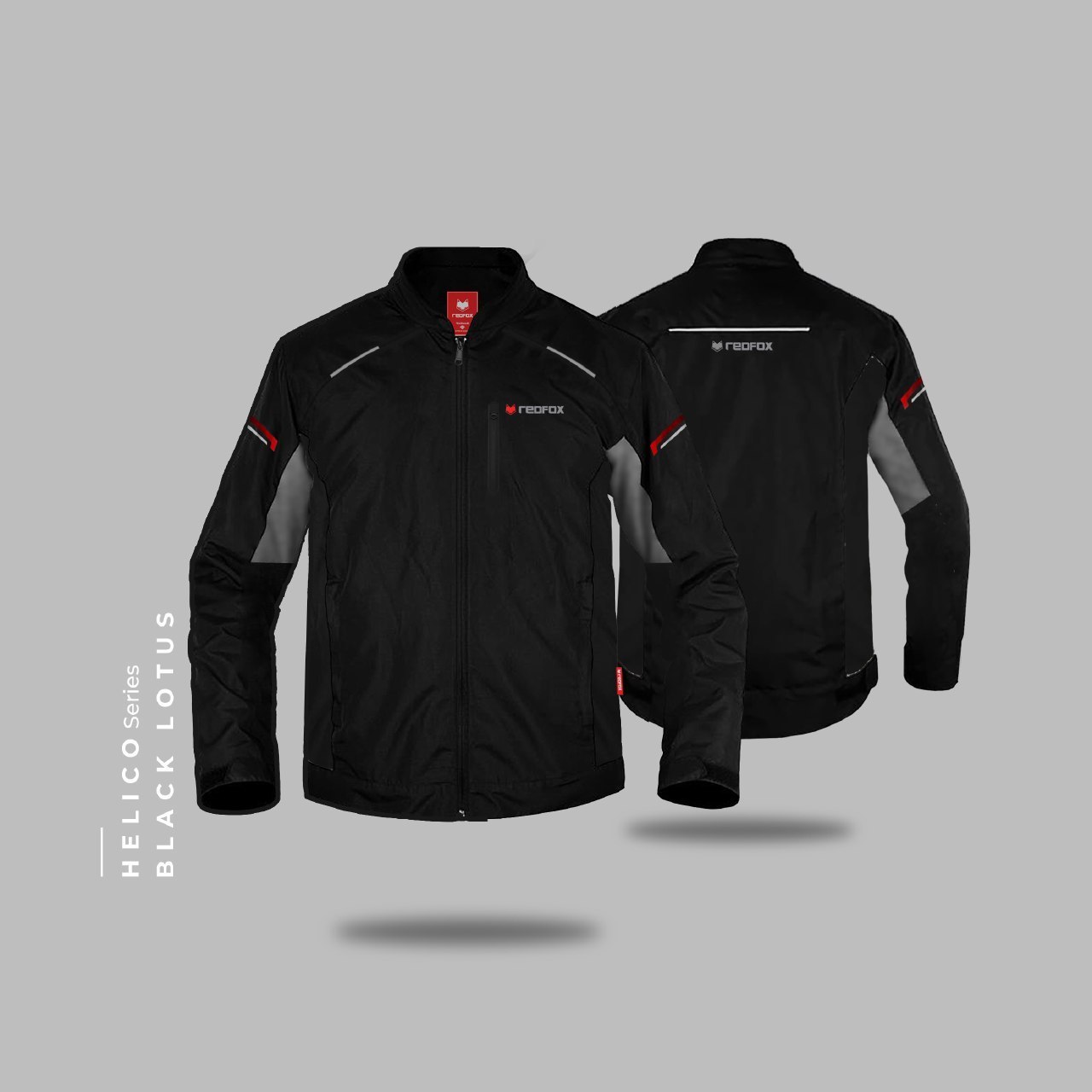 Jual Jaket Motor Pria Premium Anti Angin - Helico - REDFOX di Seller ...