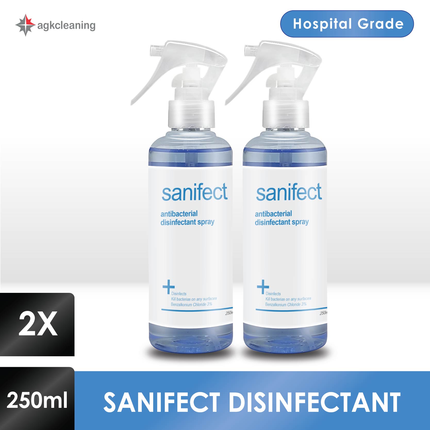 Jual Twinpack Sanifect Disinfectant Ready to Use - Cairan Disinfektan ...