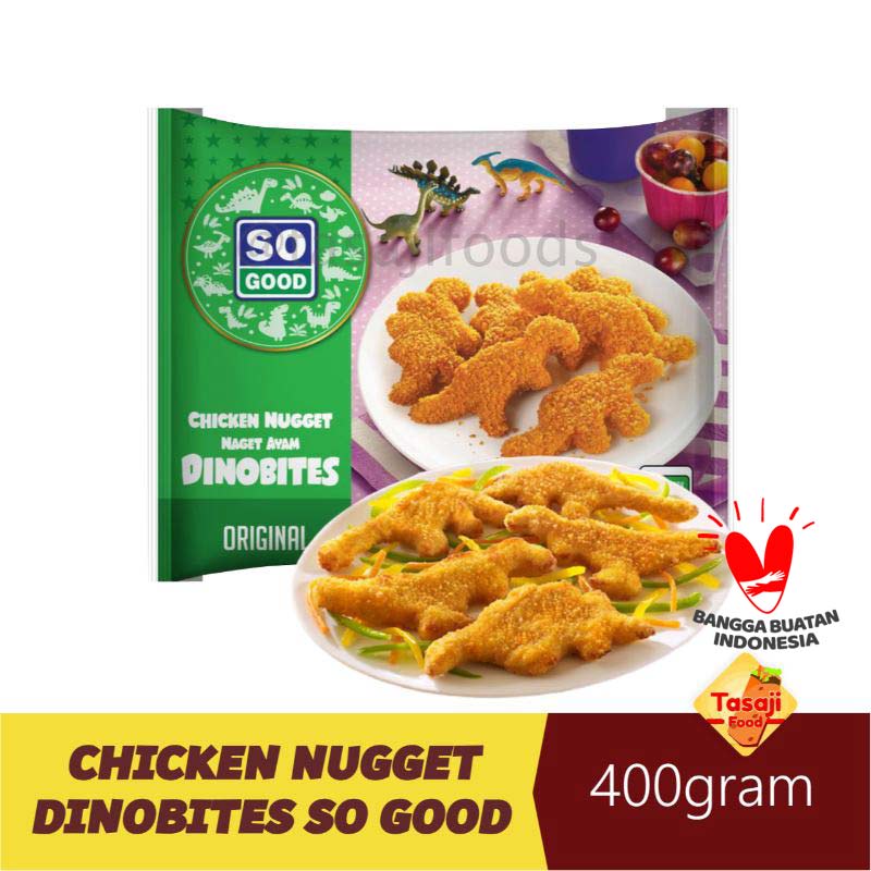 Jual So Good Chicken Nugget Dinobites 400 Gram Di Seller Tasaji Food ...
