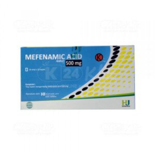 Jual Asam Mefenamat Hexpharm 500mg 1 Strip (10 Tablet) Di Seller K24 ...