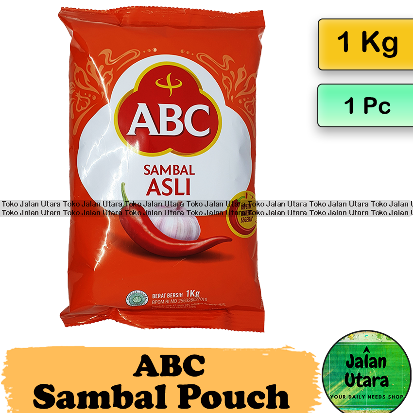 Jual ABC SAOS SAMBAL Asli Refill Pouch [ 1 Kilogram] - Jalan Utara di ...