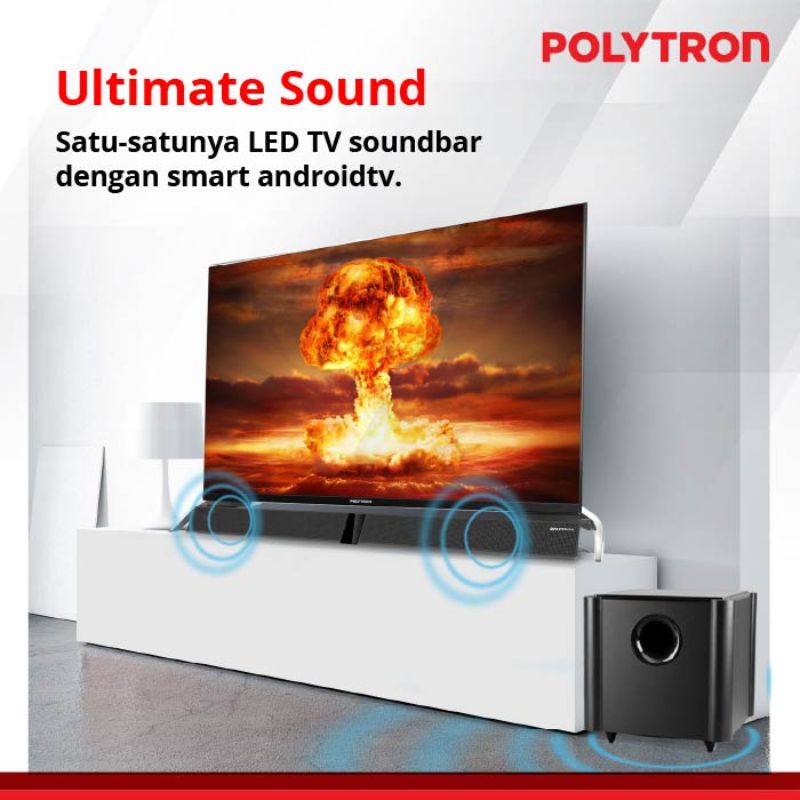 Jual Polytron Smart Cinemax Soundbar Led Tv 32 Inch Pld 32bag9953 Di Seller Polytron Official ...