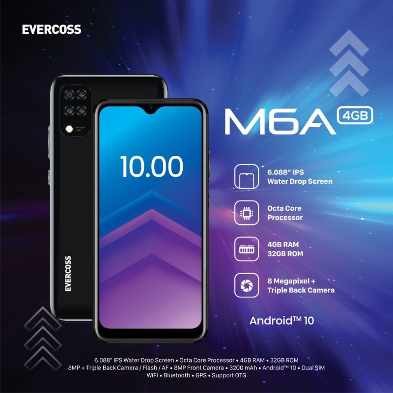 Jual EVERCOSS M6A RAM 4/32GB GARANSI RESMI di Seller cv.gardencell ...
