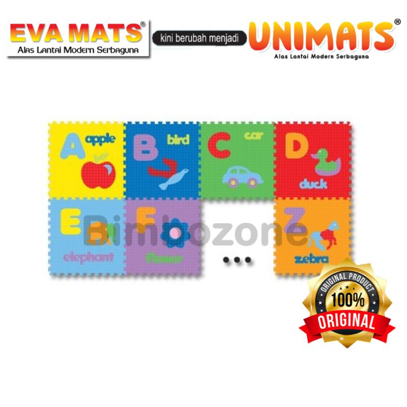 Promo Bimbozone - EVAMAT ABJAD GAMBAR ABC Huruf Puzzle Matras Alas ...