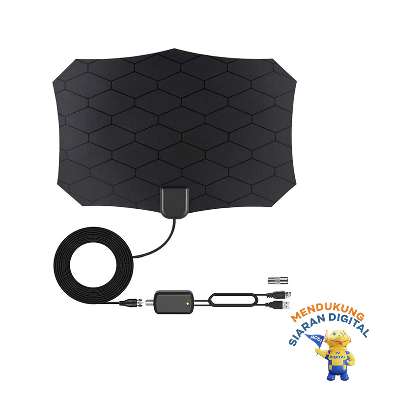 Jual Antena TV Digital DVB-T2 High Gain 25dB with Amplifier Signal ...