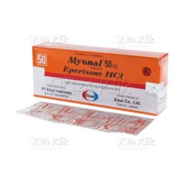 Promo Myonal 50Mg Tablet 1 Strip (10 Tablet) Diskon 34% di Seller Tio ...