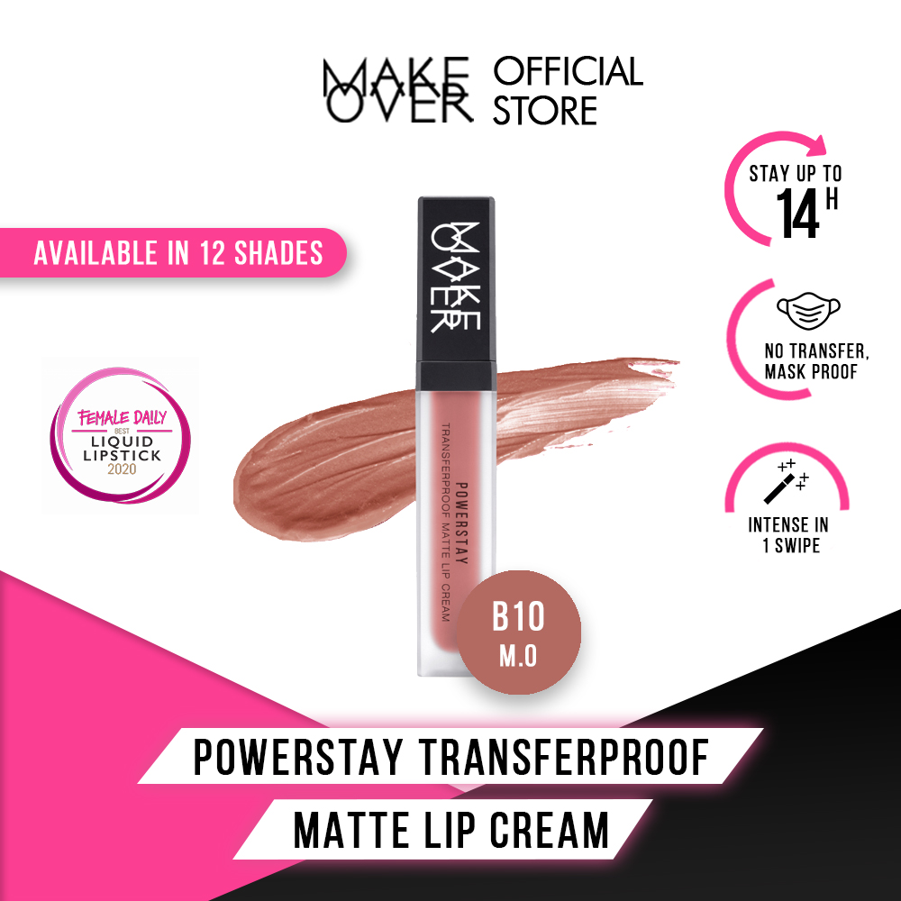 Jual Make Over Powerstay Transferproof Matte Lip Cream 7 G Lip Cream Di ...