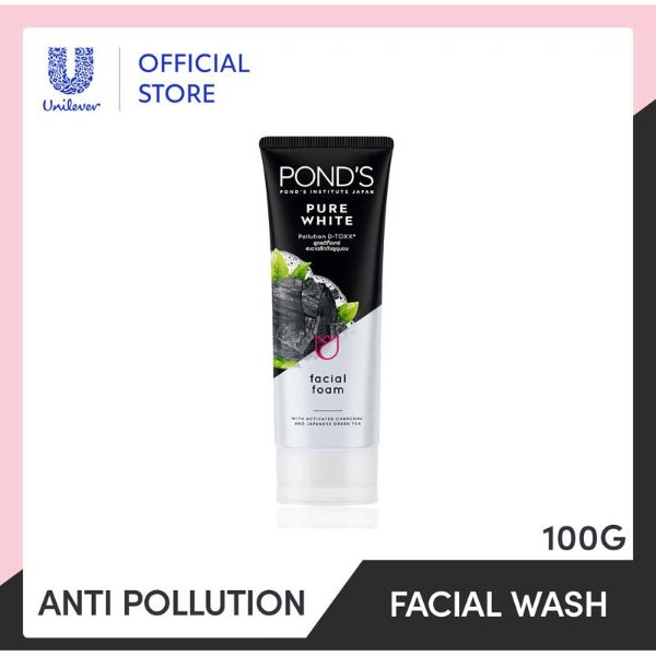 Jual Ponds Facial Foam Pure White Pollution Out 100 Gr 8999999053048 Care Di Seller Lottemart