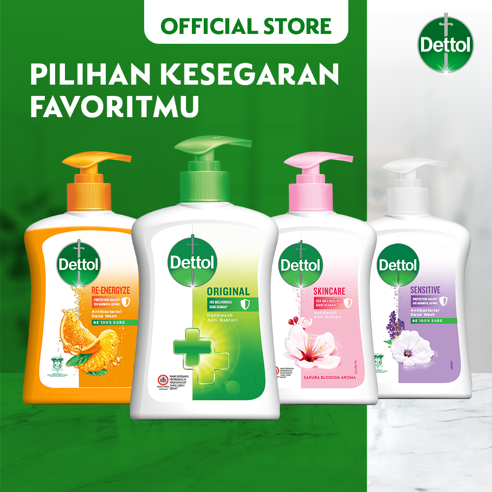 Promo Dettol Sensitive Handwash Anti Bakteri Pump [245 Gr] Diskon 15% Di Seller Reckitt ...