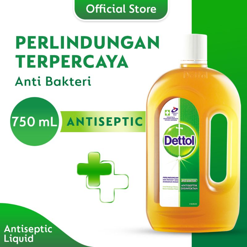 Jual Dettol Liquid Antiseptik Cair [750 mL] di Seller RAI SHOP CORNER ...