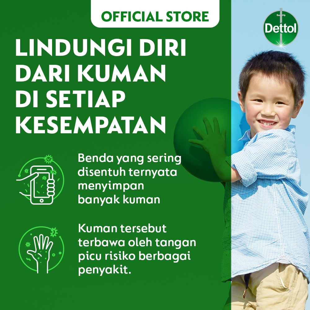 Promo Dettol Wipes Tissue Basah 10 Sheets - Anti Kuman Dan Anti Bakteri ...