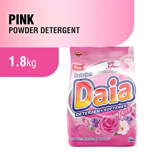 Jual Daia Softener Pink Detergent [1800 g] di Seller DEYA_MART ...