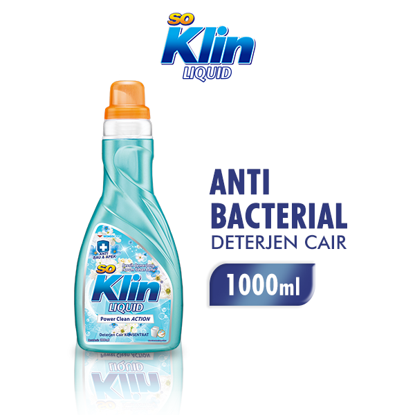 Jual So Klin Detergent Liquid Antibacterial Botol [1000 Ml] 1060900 Di ...
