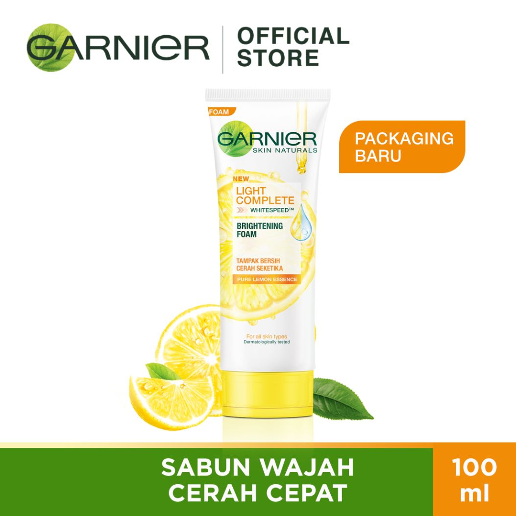 Jual Garnier Light Complete White Speed Multi-action Brightening Foam ...