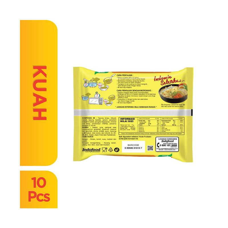 Jual Indomie Mie Kaldu Ayam [75 g x 10 pcs] Online Mei 2021 | Blibli