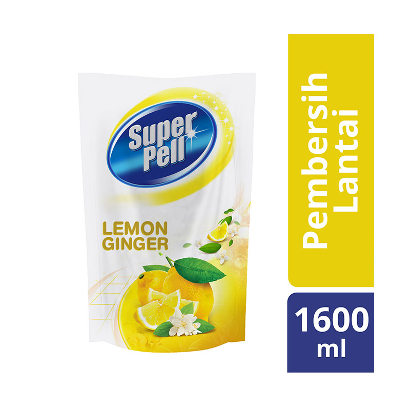 Jual Super Pell Lemon Ginger Pembersih Lantai [1600 Ml] Di Seller ...