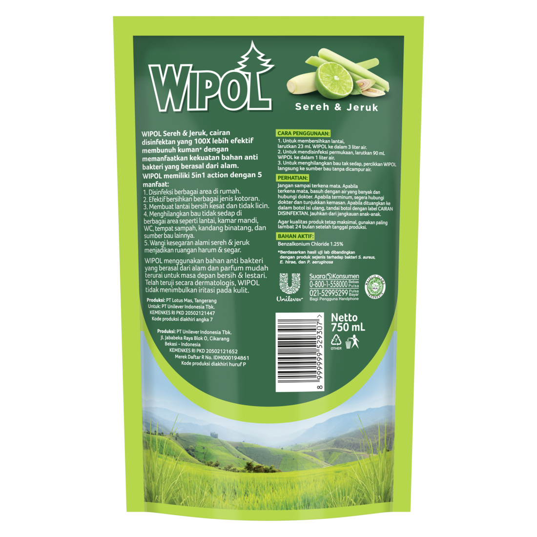 Promo Wipol Pembersih Lantai Cairan Disinfektan Teruji Dermatologis ...