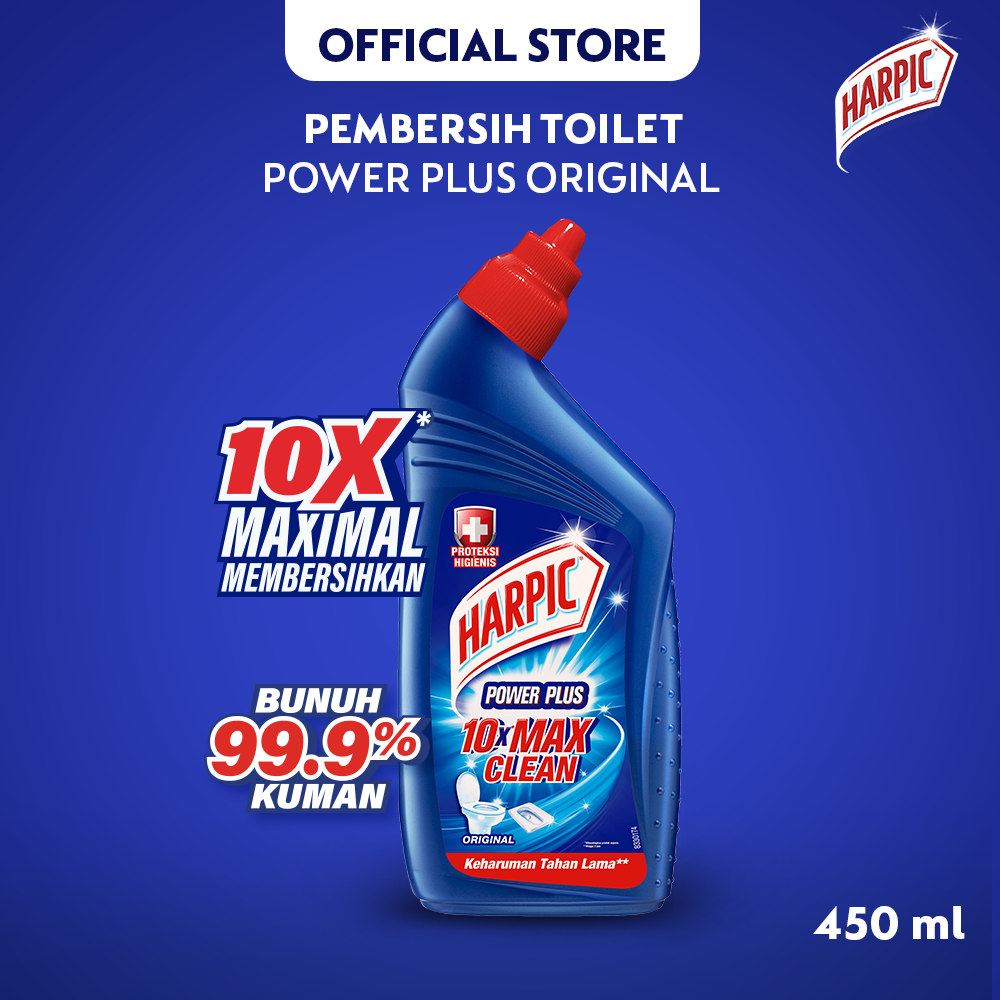 Promo Harpic Power Plus Original Pembersih Toilet 450 Ml Diskon 34% Di ...