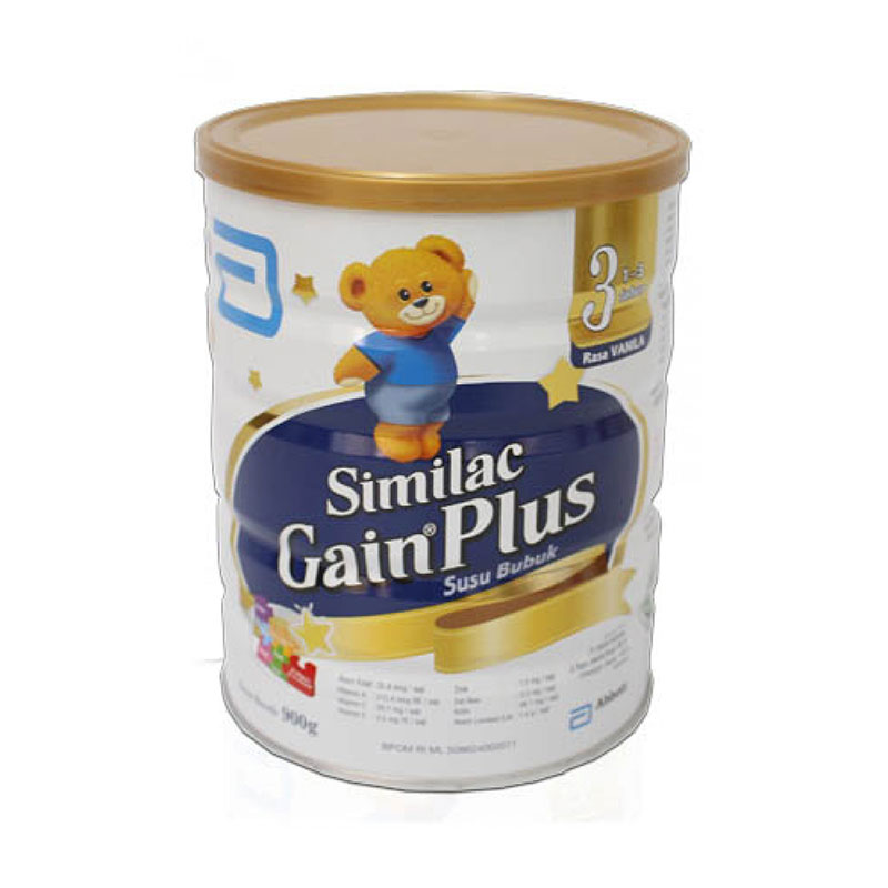 Jual Similac Gain Plus 3 Vanilla [900 g] di Seller Saga Gunsa - Gunung ...