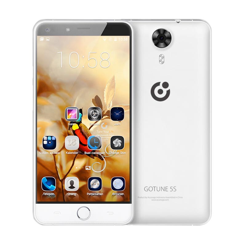 Jual AccessGo Gotune 5S Silk White Smartphone di Seller QINTRO CELL ...