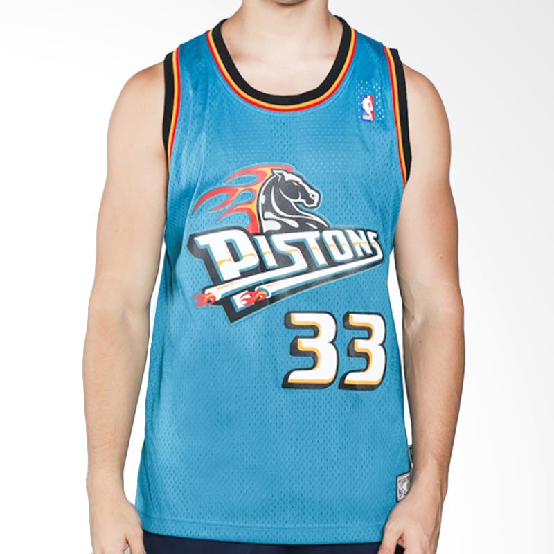 Jual Adidas Men Basketball Nba International Retired Jersey #33 Piston ...