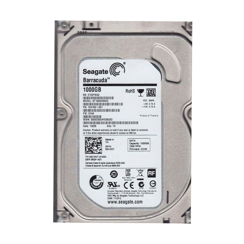 Jual Seagate 1 TB Hard Disk Internal [3.5 Inch/7200RPM] di Seller ANEKA ...