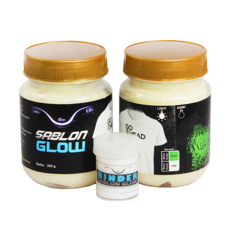 Jual Glow Ink Green Tinta Sablon [200 mL] di Seller Sounique - Ancol ...