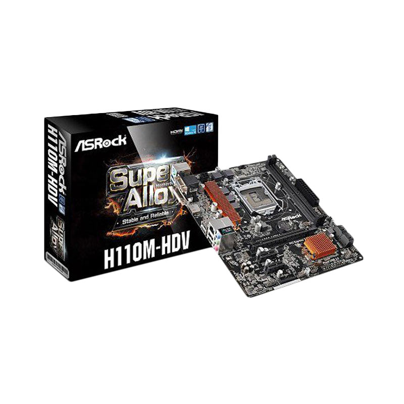 Jual Asrock H110M-HDV Motherboard [DDR4-Socket 1151] di Seller BigBang ...