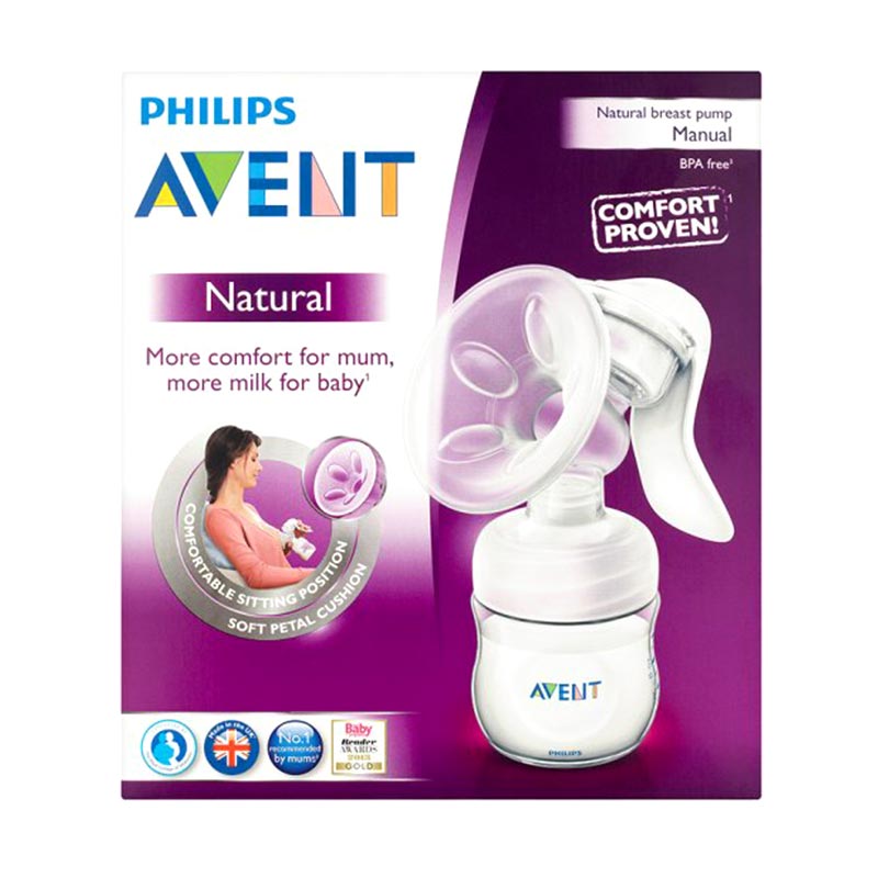 Promo Avent SCF330/20 Nat Breastpump Manual With Manual Bottle Diskon ...