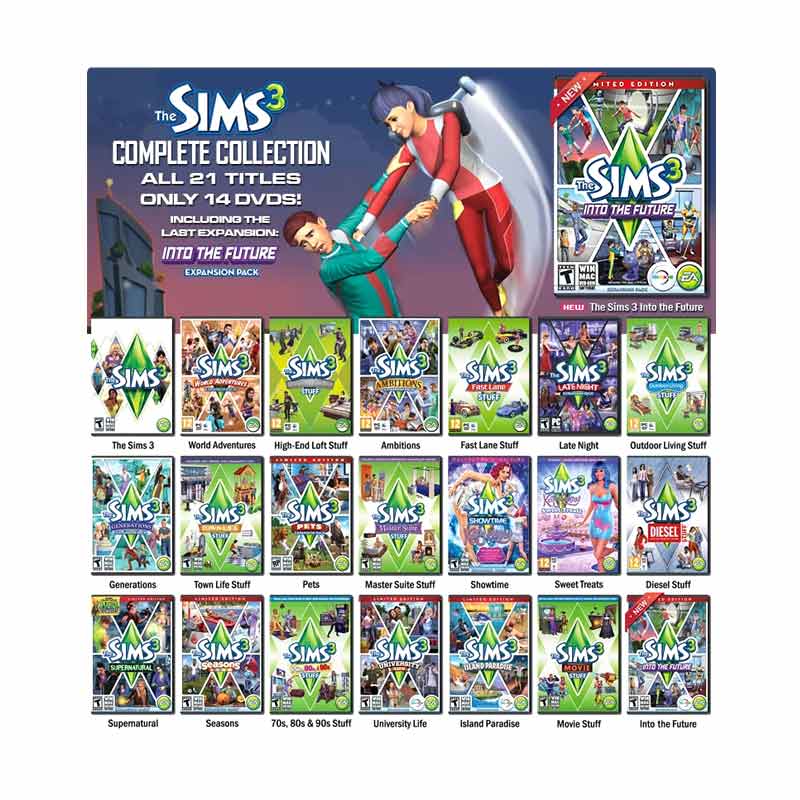 Jual Avi Online Shop Paket The Sims 3 Expansion + The Sims 3 Stuff ...