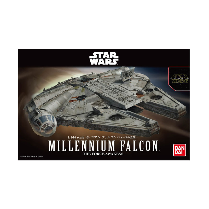 Jual Bandai Star Wars Millenium Falcon The Force Awakens Model Kit [1: ...